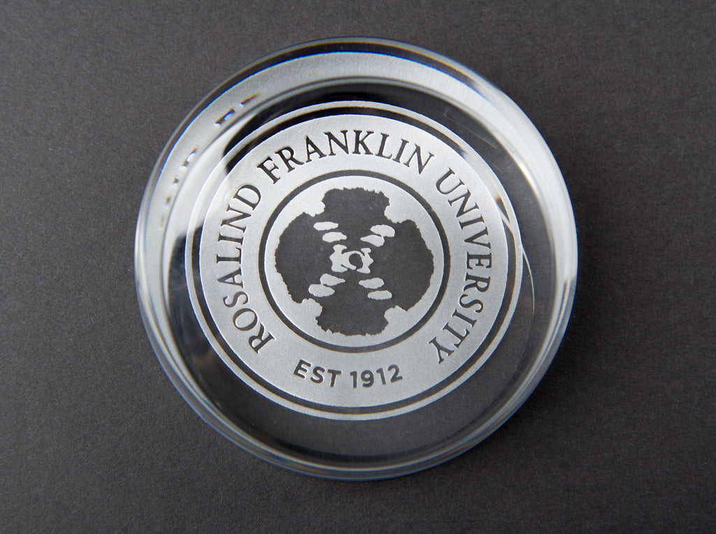 GLASS PAPERWEIGHT SLICE FACE – RFU Spirit Store